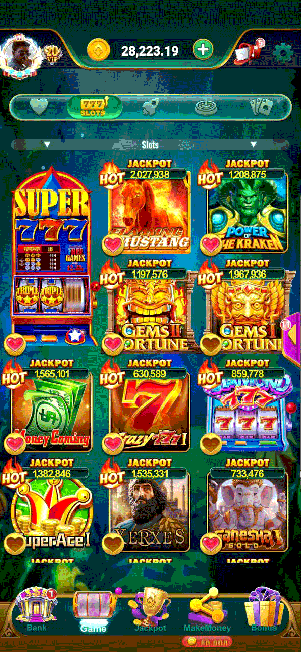 Slots spin
